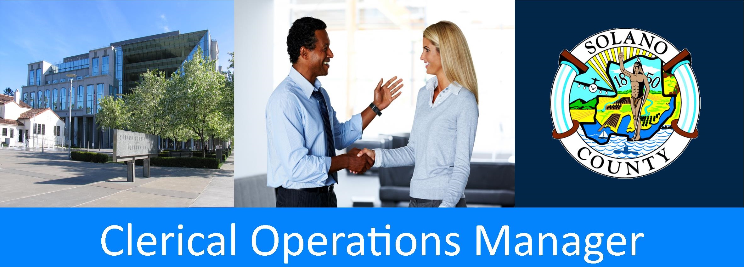 Job Announcement: Clerical Operations Manager - County of Solano